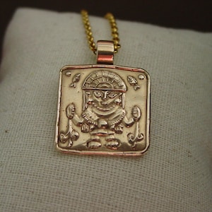Mama Cocha Necklace: Hand Carved Inca Goddess of the Sea and Fish ...
