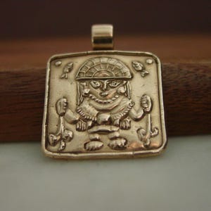 Mama Cocha Necklace: Hand Carved Inca Goddess of the Sea and Fish ...