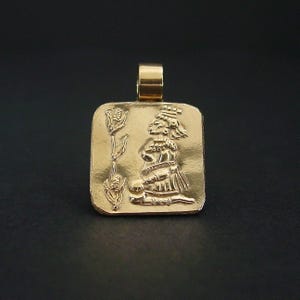 Tonantzin Aztec Corn Goddess Pendant: Hand-carved Mesoamerican Necklace ...