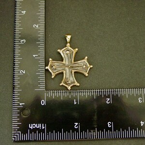 Cathar Occitan Cross Pendant - Hand Carved Medieval Crusader Necklace ...