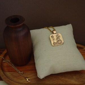 Tonantzin Aztec Corn Goddess Pendant: Hand-carved Mesoamerican Necklace ...