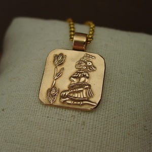 Tonantzin Aztec Corn Goddess Pendant: Hand-carved Mesoamerican Necklace ...