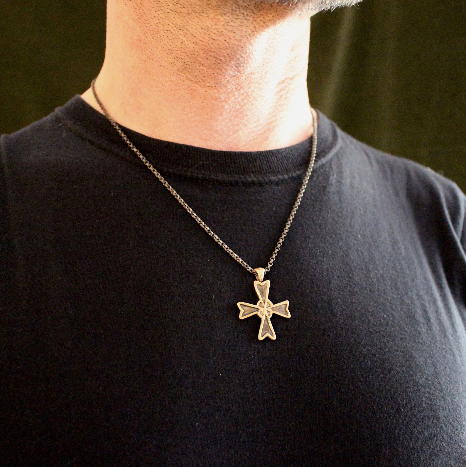 Maltese Cross Pendant Teutonic Knight Knights Hospitaller | Etsy