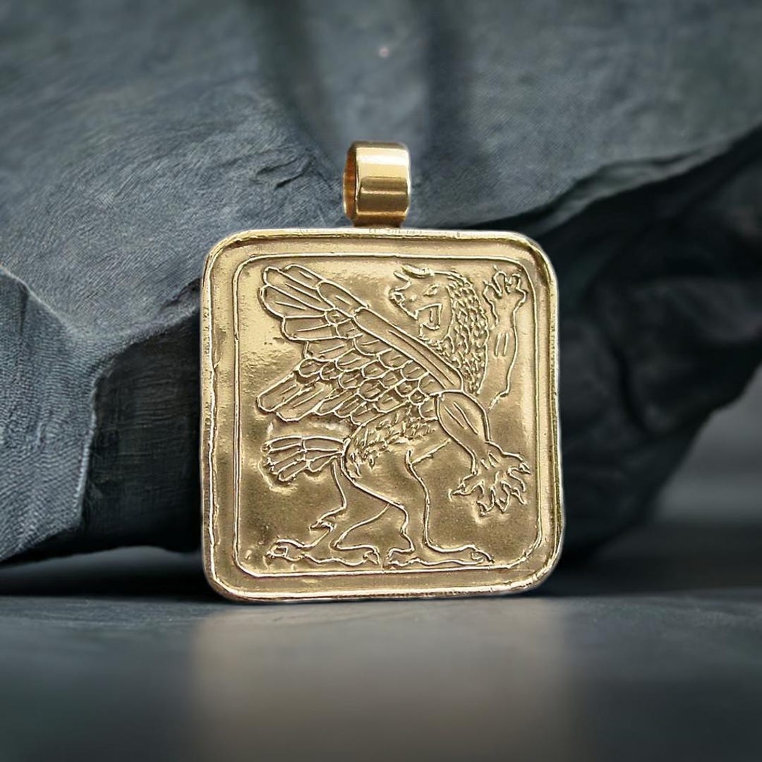 Tiamat Necklace - Hand Carved Tiamat Dragon Goddess of Creation and ...