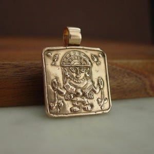 Mama Cocha Necklace: Hand Carved Inca Goddess of the Sea and Fish ...