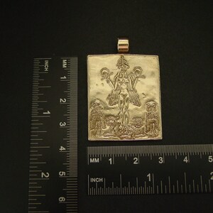 Hand Sculpted Lilith Pendant: Bronze Assyrian Queen of the Night ...