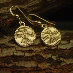 Quetzal Art Earrings - Hand-carved Tiny Bird Jewelry - Aztec God ...