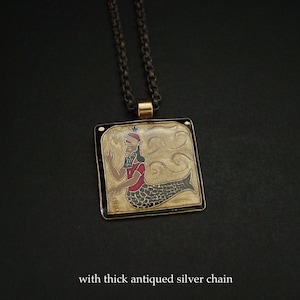 Dagon Pendant Dagan Mesopotamia Fish God of Fertility Assyrian ...