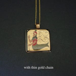 Dagon Pendant Dagan Mesopotamia Fish God of Fertility - Hand Carved ...