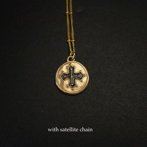 Cathar Cross Necklace: Hand-carved Occitan Cross Pendant Small and ...