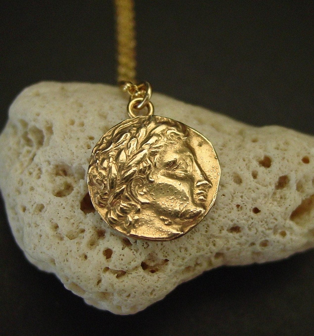 Apollo Necklace: Handcrafted Ancient Rome Coin Reproduction Pendant ...