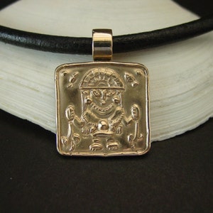 Mama Cocha Necklace: Hand Carved Inca Goddess of the Sea & Fishes ...