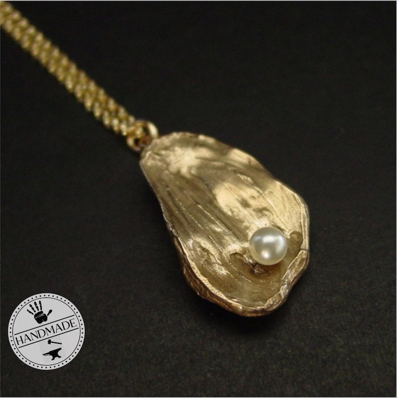 Oyster Pearl Necklace - Etsy