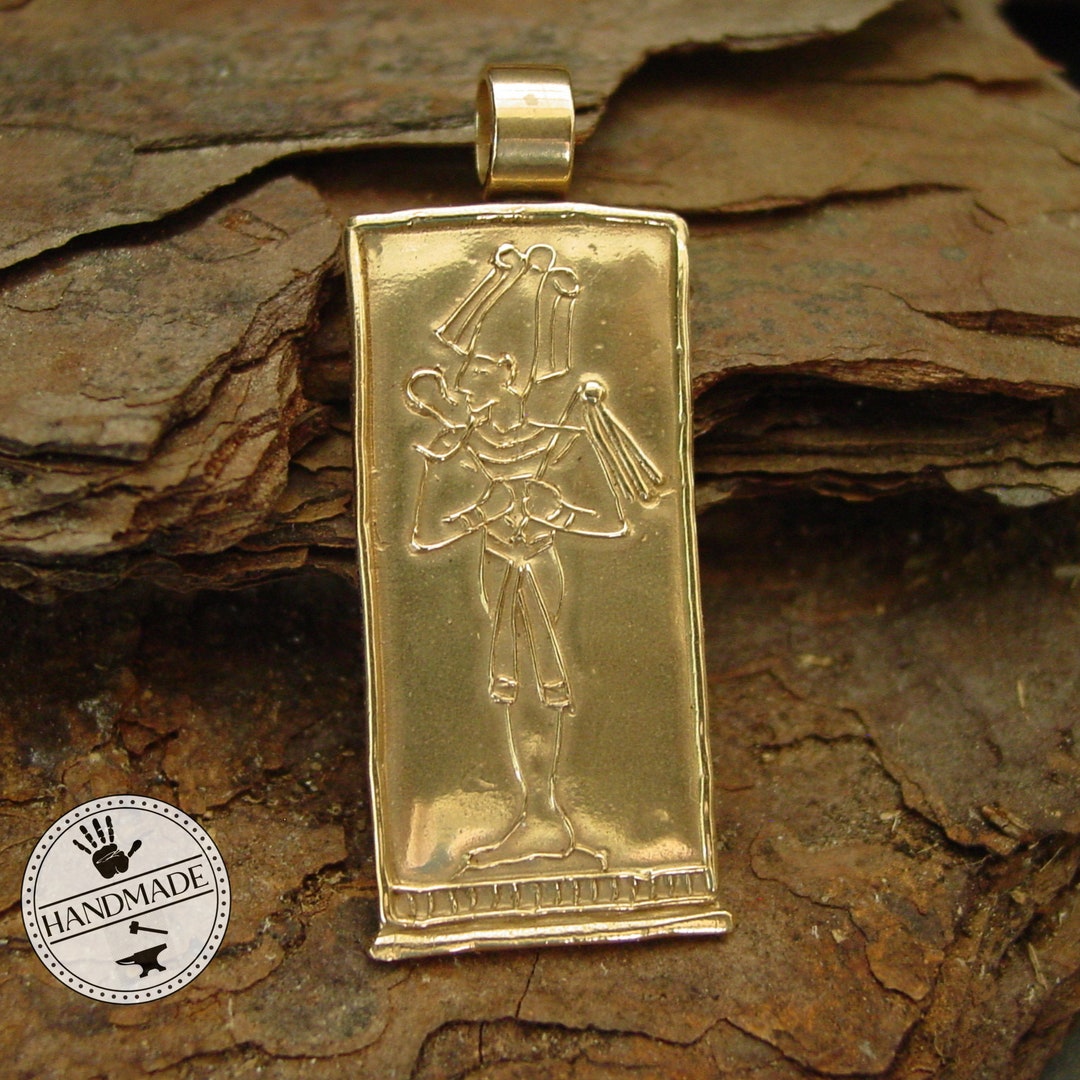 Osiris Pendant Necklace God of the Underworld and Rebirth Egyptian ...