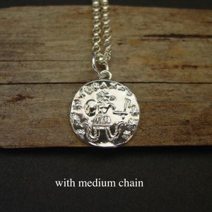 Abraxas Amulet Necklace - Hand Carved in Solid Sterling Silver Gnostic ...
