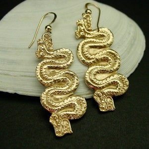 Quetzalcoatl Aztec Two Headed Plumed Serpent Earrings Mayan Earrings ...