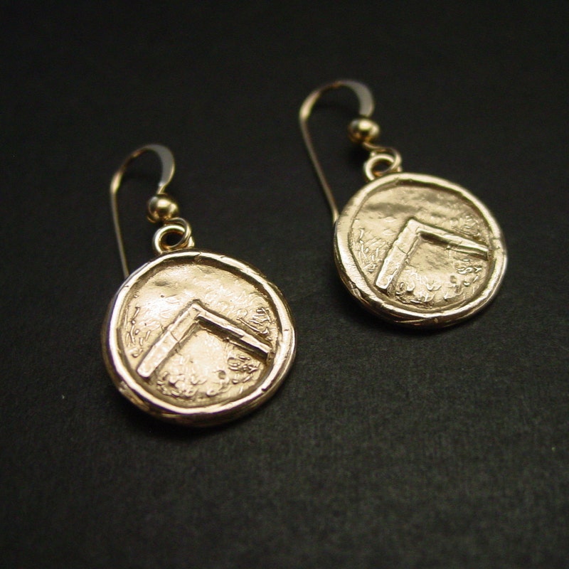 Shield Earrings - Etsy