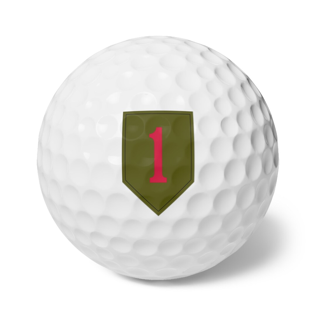 1st Infantry Division Big Red One Golf Balls, 6pcs - Etsy