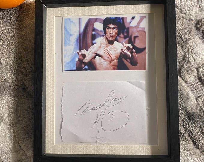 Bruce Lee Signed Autograph Very Rate - Etsy