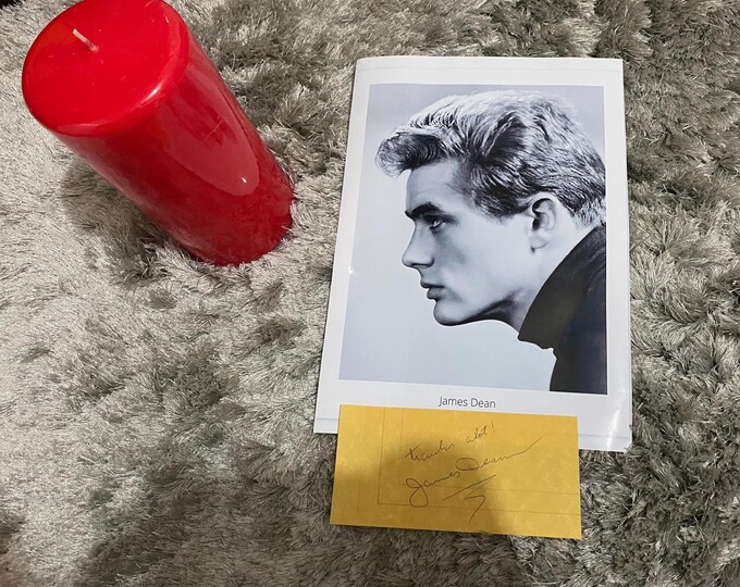 James Dean Signed Autograph Photo - Etsy
