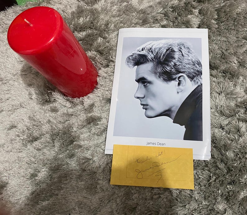 James Dean Signed Autograph Photo - Etsy