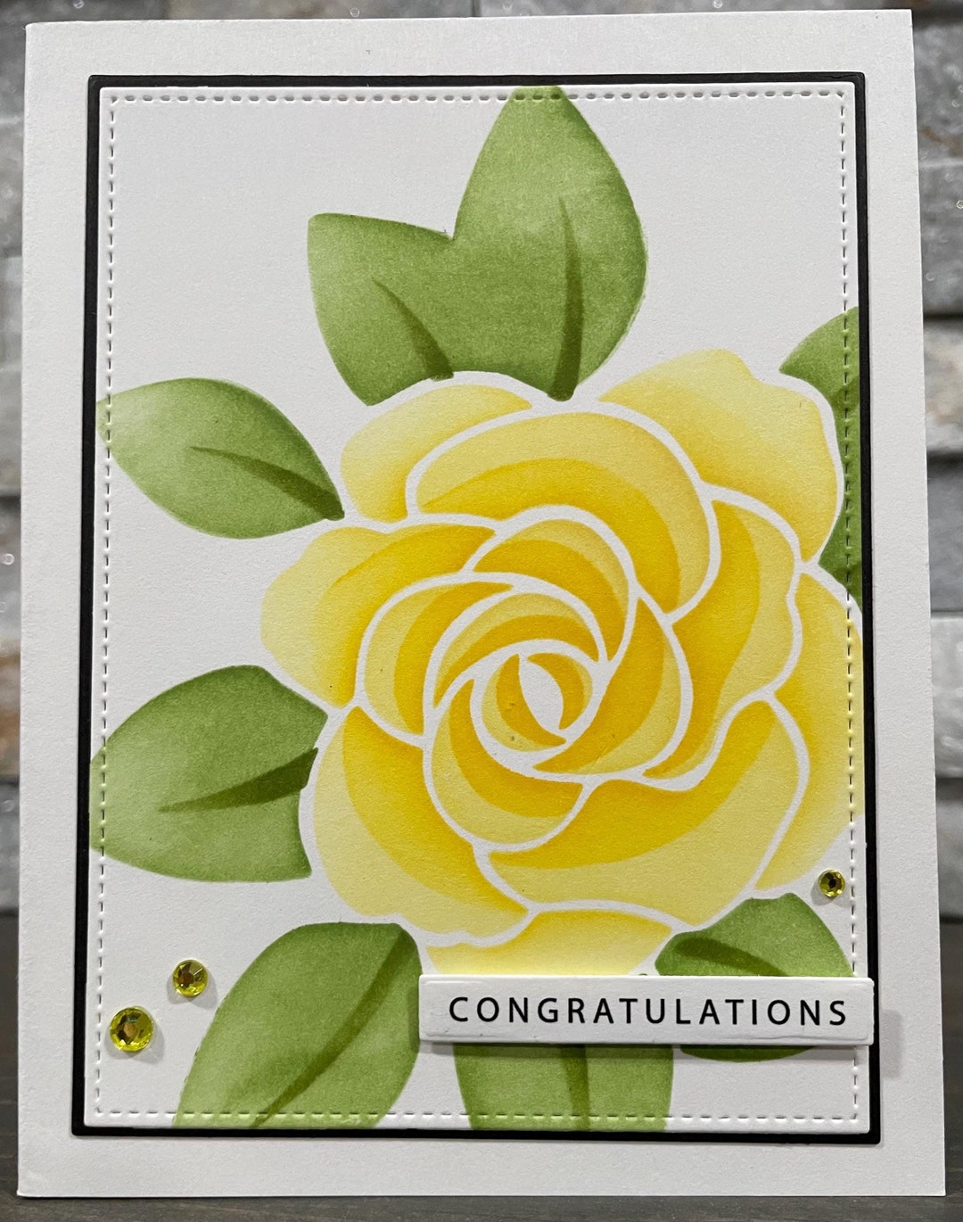 Congratulations (yellow Floral) - Etsy