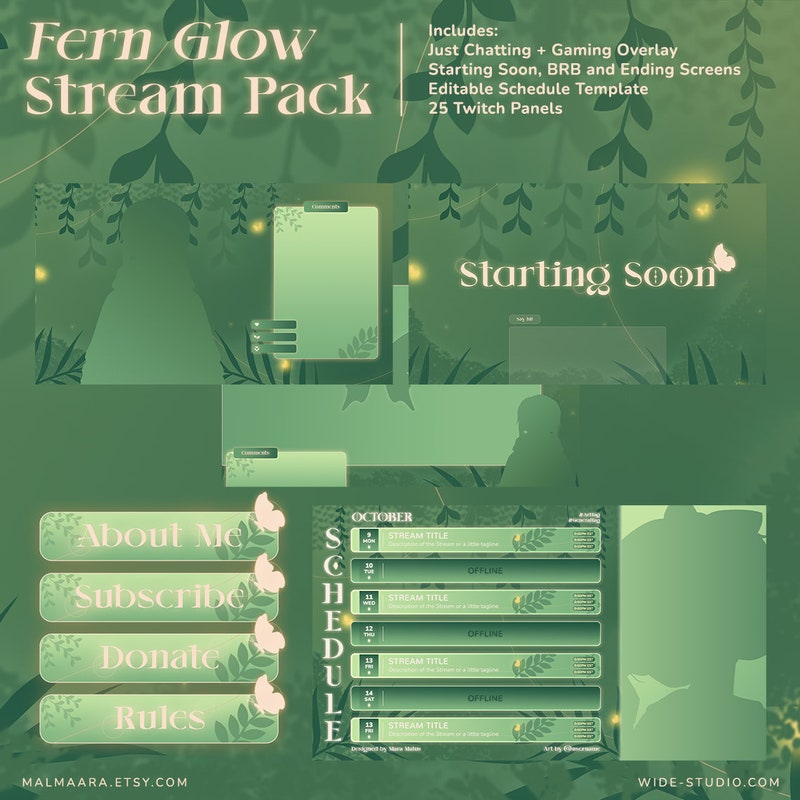 Twitch Overlay Swamp - Etsy