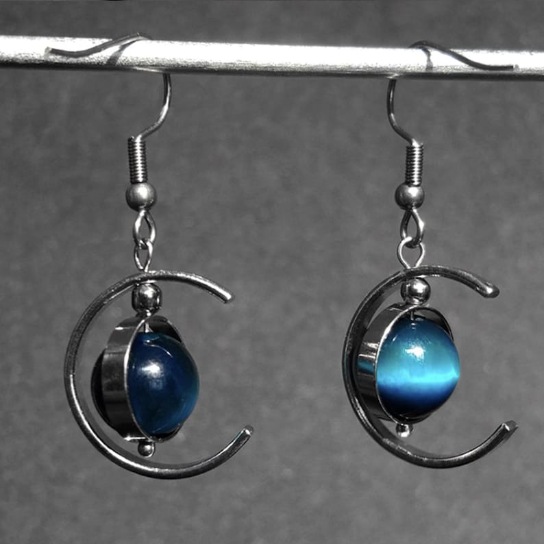 Mix & Match Planet Earrings, Customizable Solar System Jewelry With Cat ...