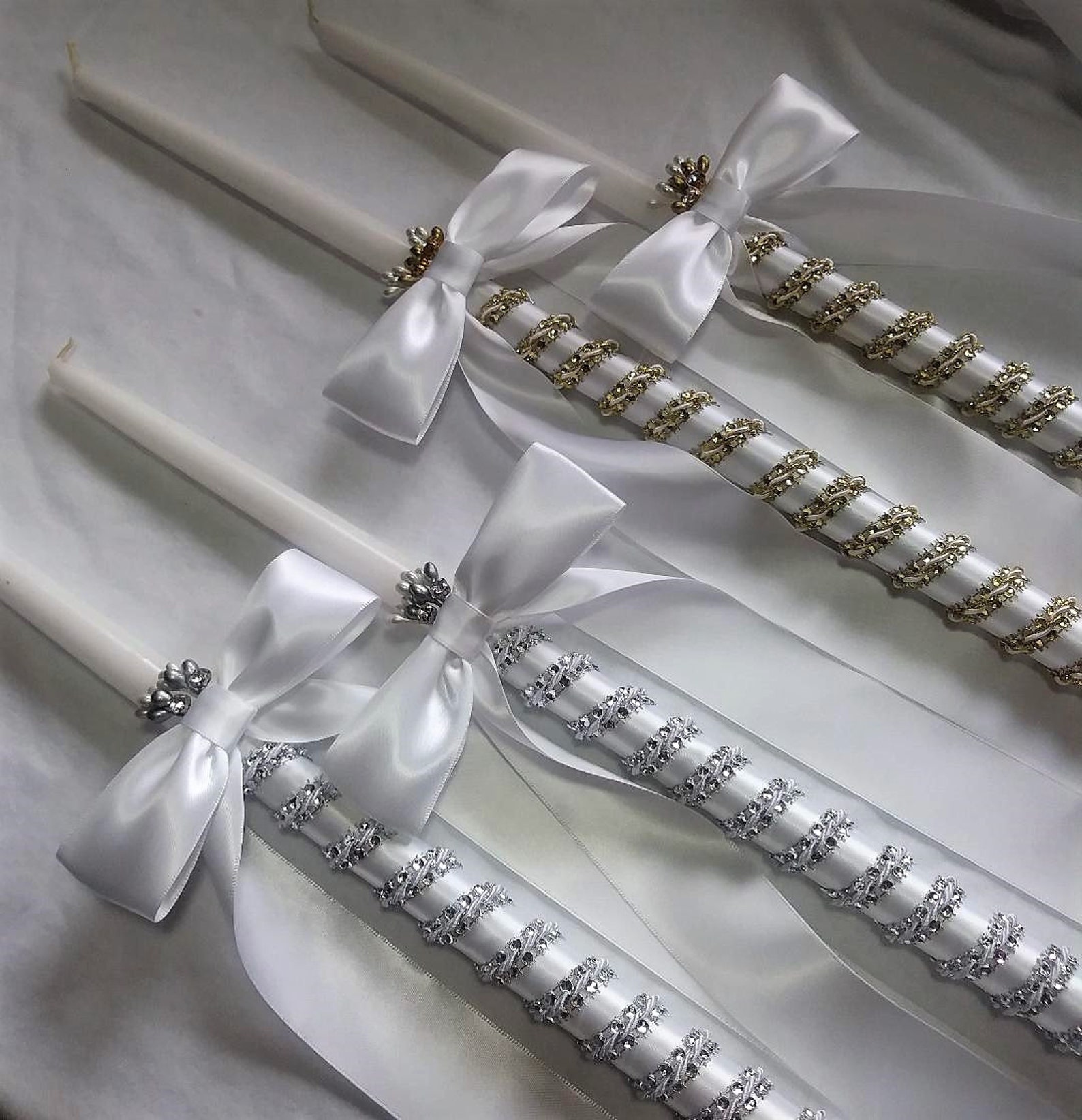 24 Greek Orthodox Candles Greek Wedding Candles | Etsy