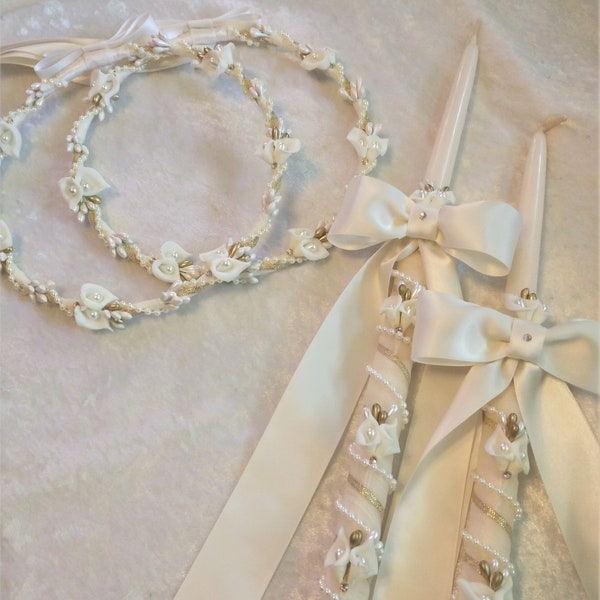 Calla Lily Crown - Etsy