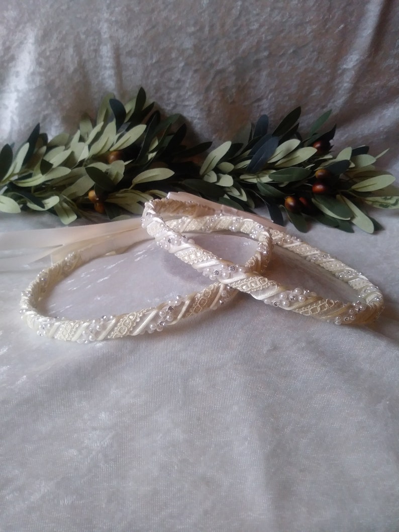 Stefana Crowns Greek Wedding Crowns Greek Stefana Orthodox - Etsy