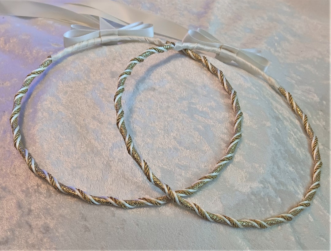 Stefana Set, Greek Orthodox Wedding Crowns, Twisted Stephana Crowns ...