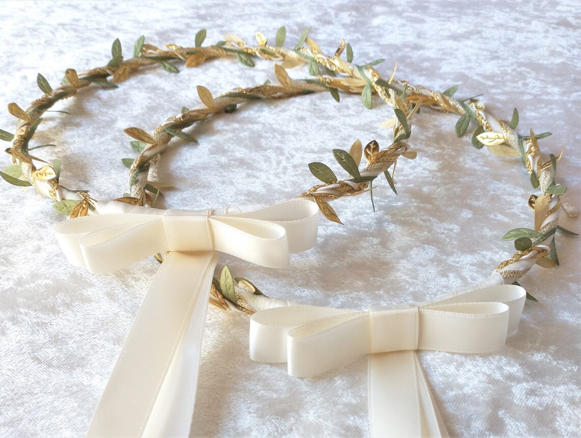 Stefana Crowns Greek Orthodox Stefana Stephana Greece Ivory - Etsy