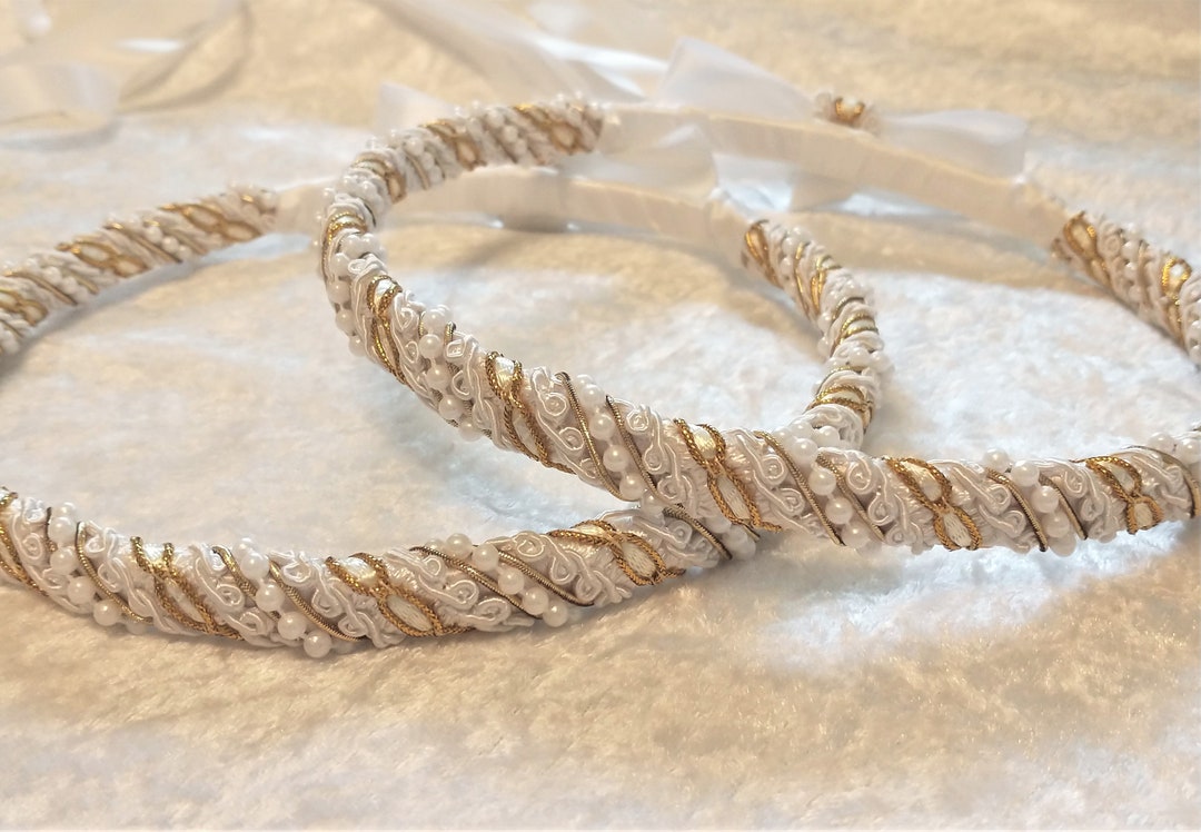 Stefana Greek Orthodox Wedding Crowns, Stephana, Greek Tiara, Wedding ...
