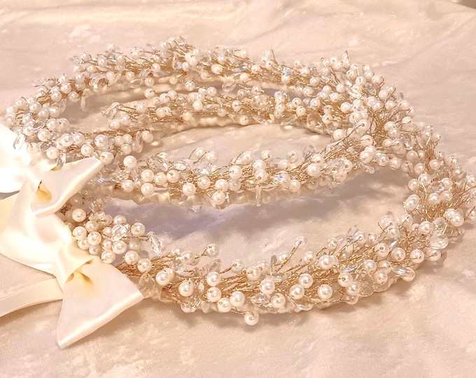 Stefana, Greek Stefana, Stefana Gold Pearl, Orthodox Wedding Crowns ...