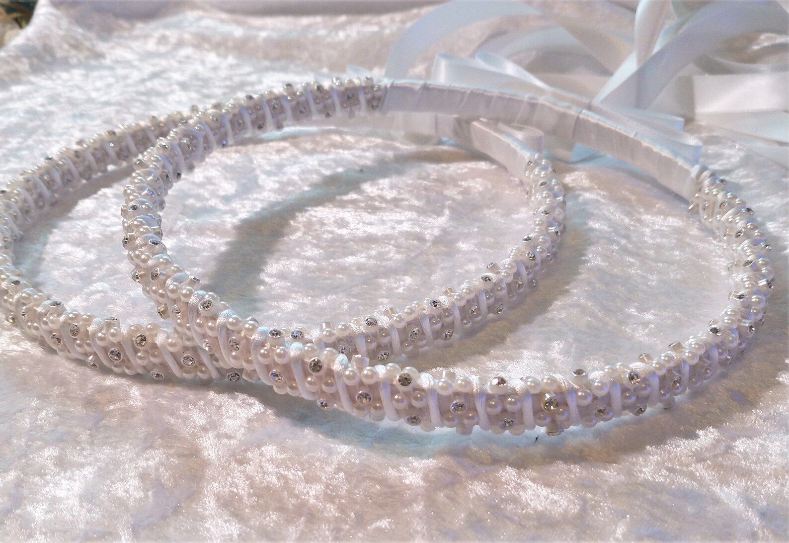 Greek Stefana Crowns, Orthodox Wedding Stefana, Koumbara, Rhinestone ...