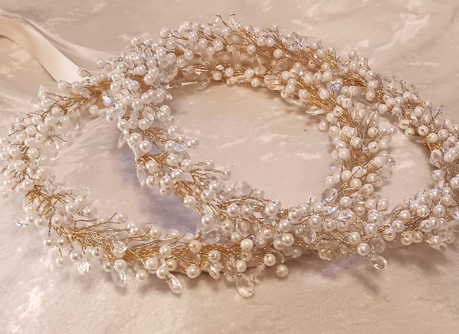 Stefana, Greek Stefana, Stefana Gold Pearl, Orthodox Wedding Crowns ...