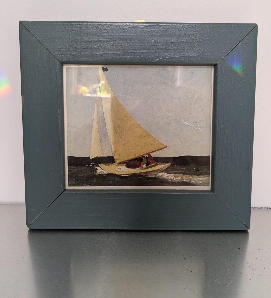 Edward Hopper Post Card Framed Sailing 1911 - Etsy