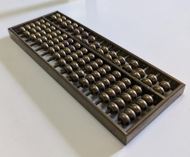 Brass Abacus With 15 Rods Very Feng Shui and Fun to Fidget, Play and ...