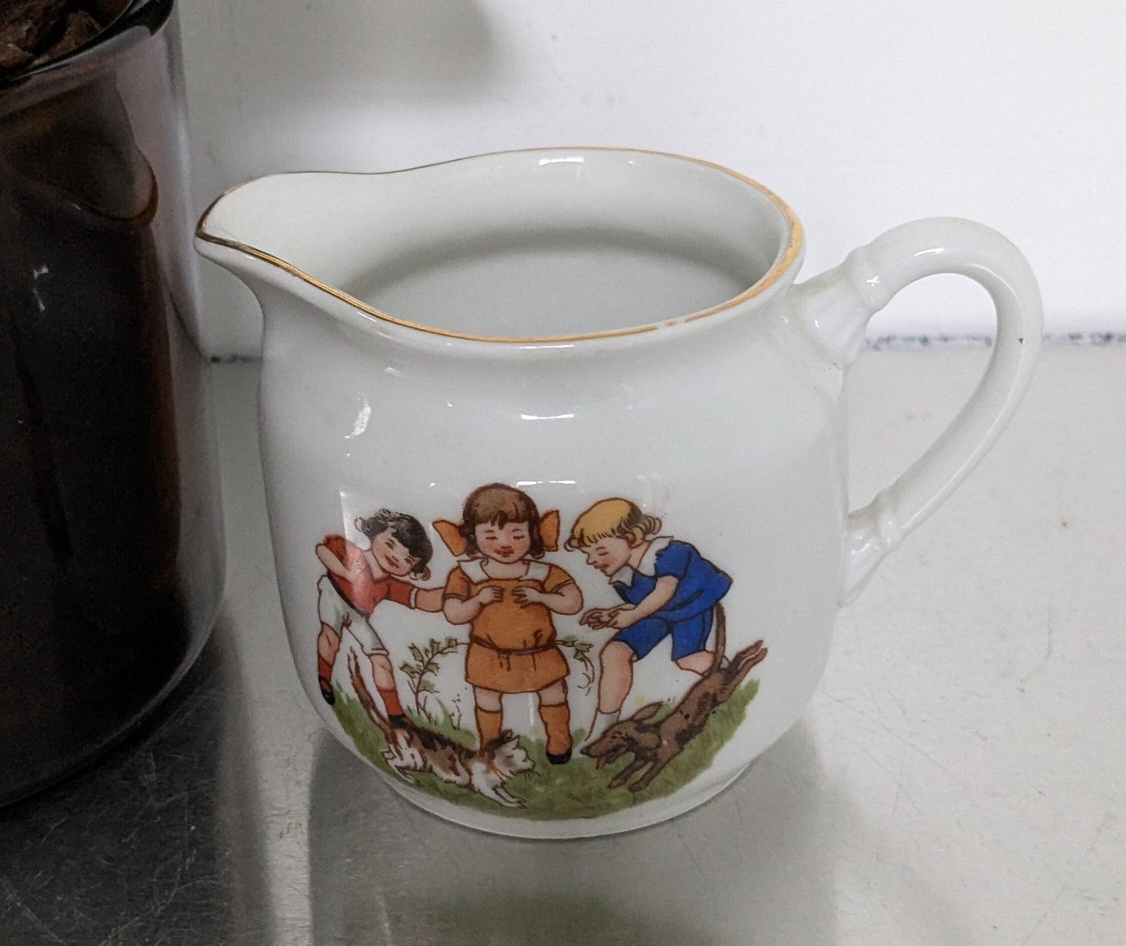 Antique German Porcelain Child's Creamer Marked OG Germany 001/2 - Etsy
