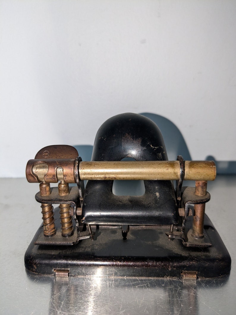 Old Office 2-hole Punch Fantastic 1940s Office Chic Collectible - Etsy