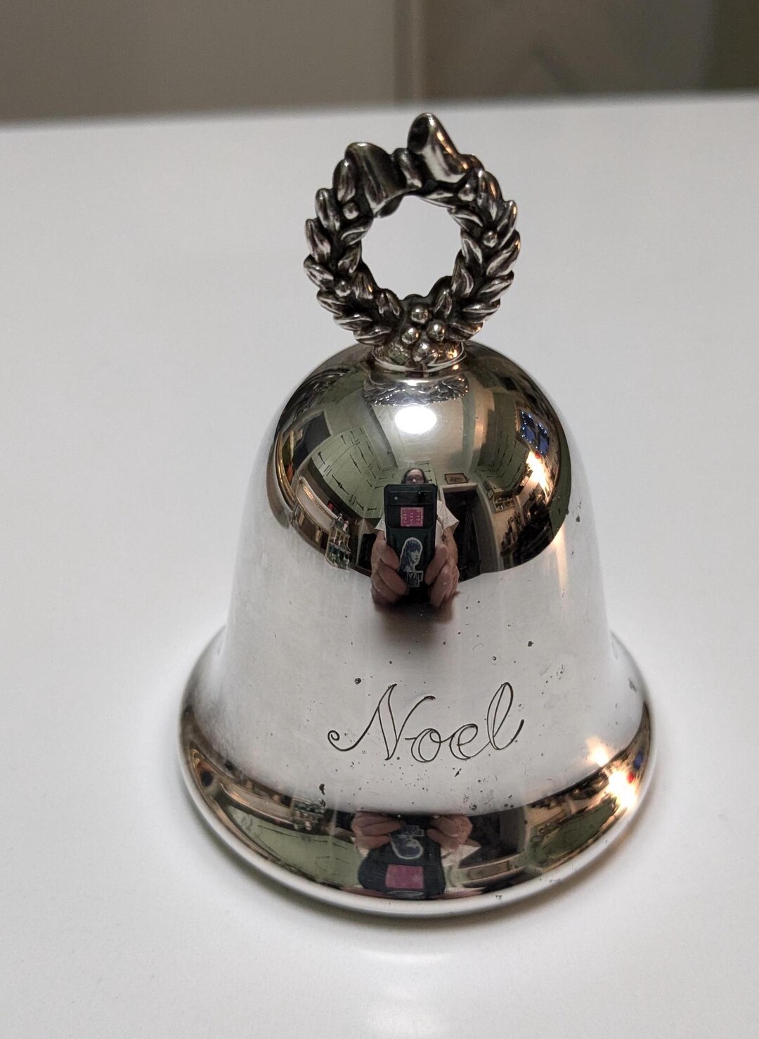 Reed & Barton Silver Plate Music Christmas Bell Series 3rd Edition 1986 ...