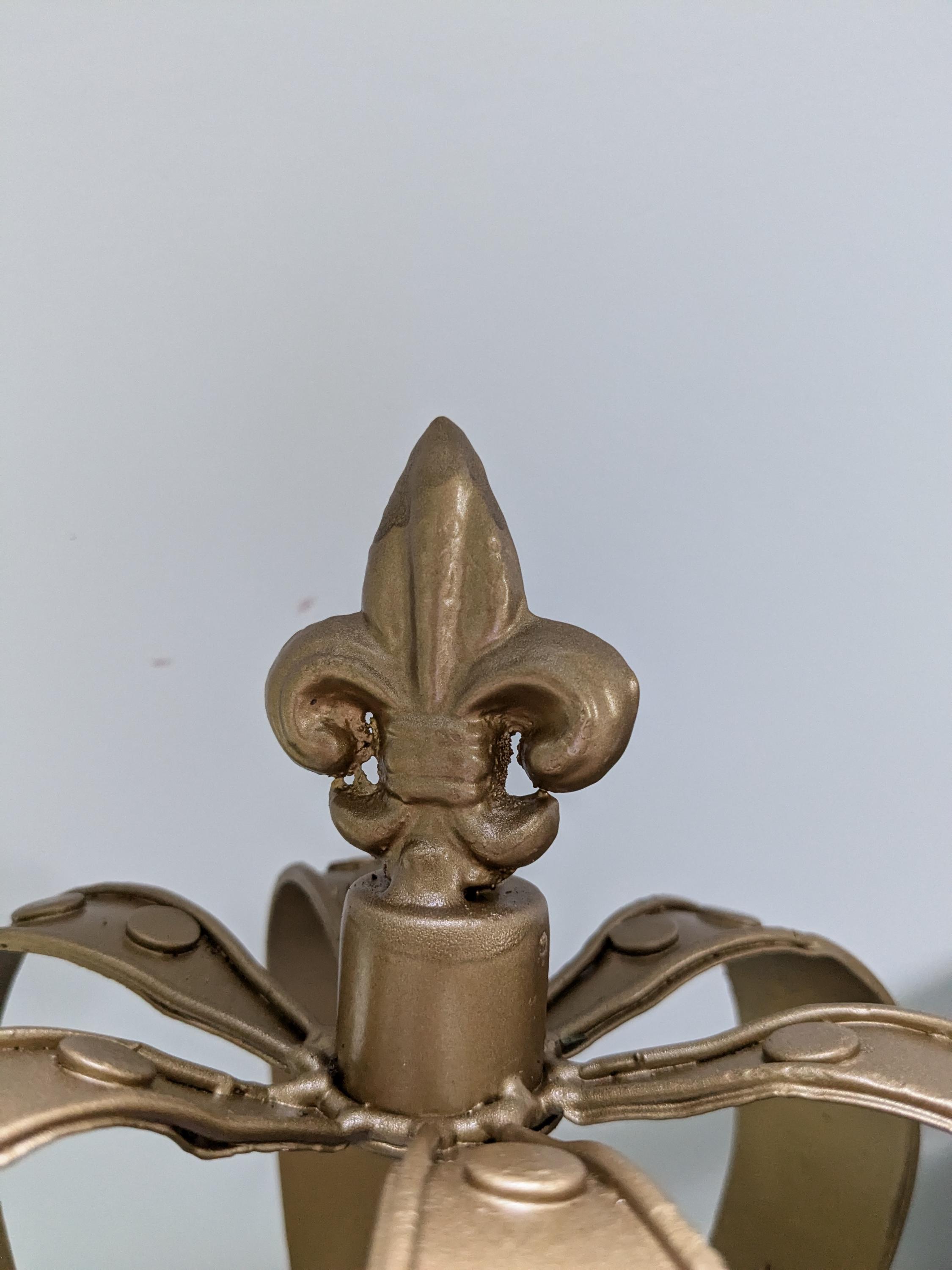 Gold Metal Crown Cake Topper: King or Queen Centerpiece - Etsy