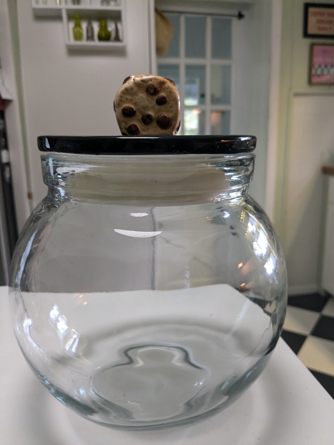 The Perfect Cookie Jar, Big and Topped With a Cookie - Etsy