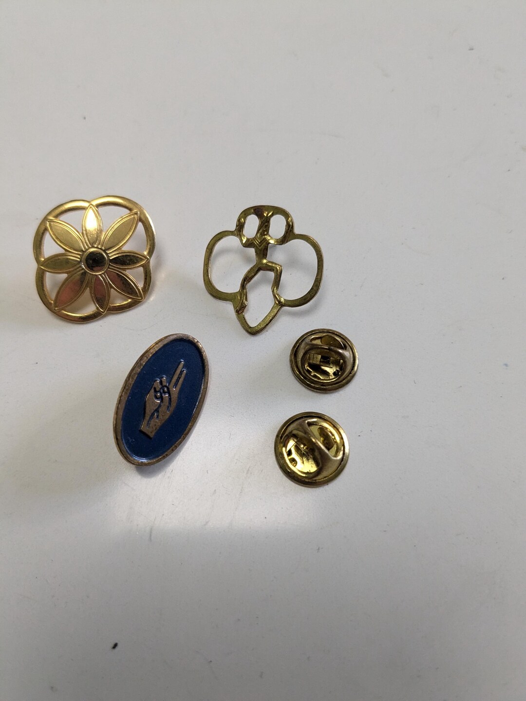 3 Girl Scout Pins: Daisy, Brownie, Cadet - Etsy