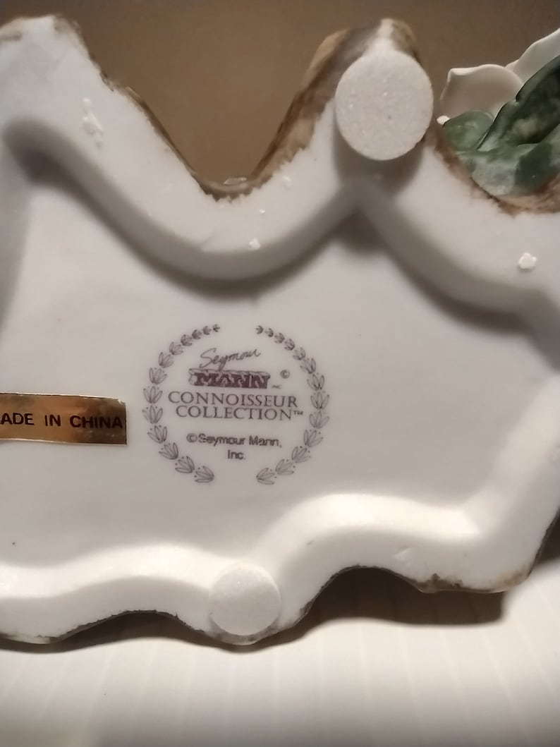 Vintage Seymour Mann Connoisseur Collection Signed Bernini Porcelain Clock W/ Dove - Etsy