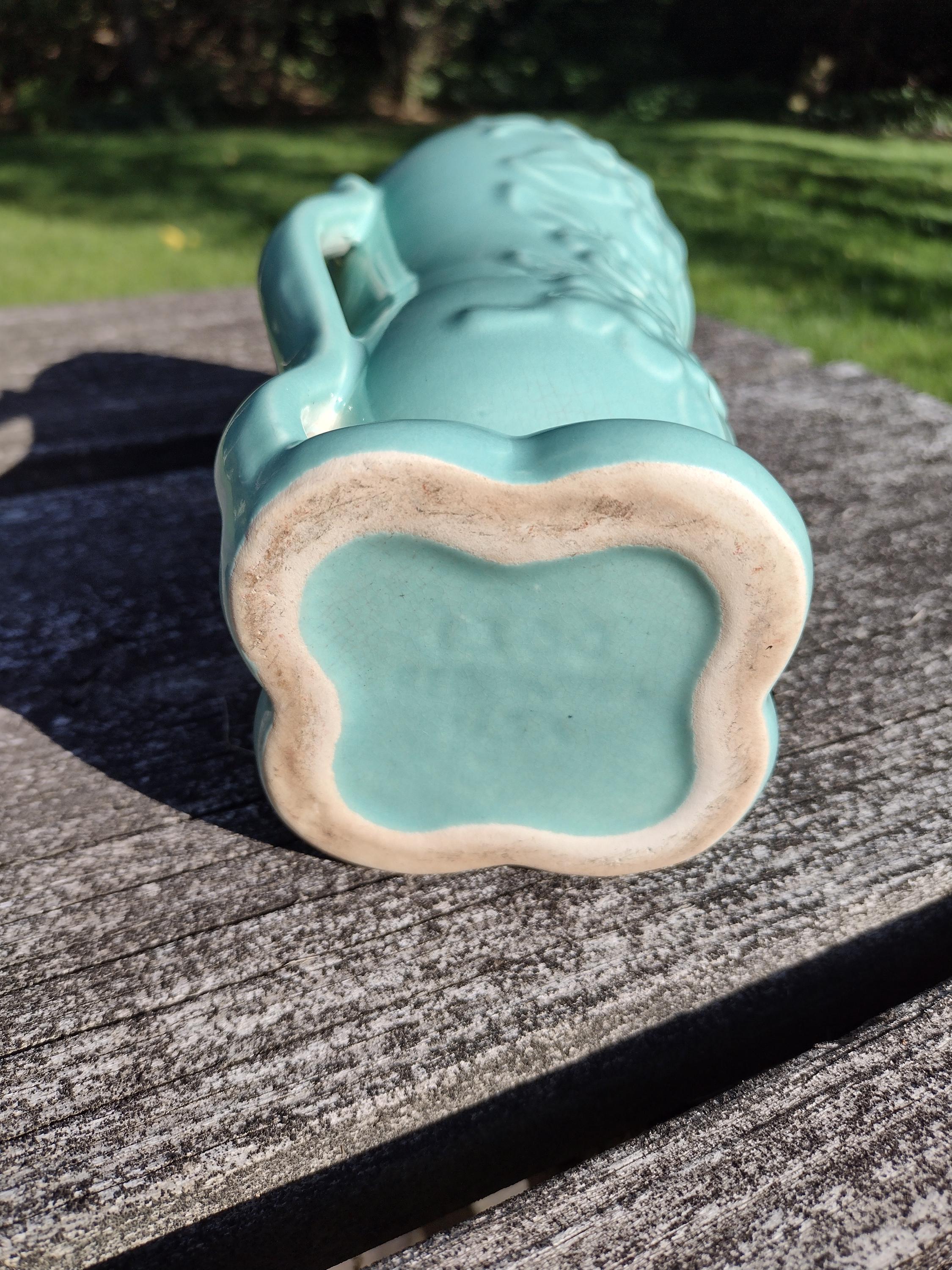 Vintage RED WING USA Art Pottery 12" Double Handled Vase 1360 - Etsy