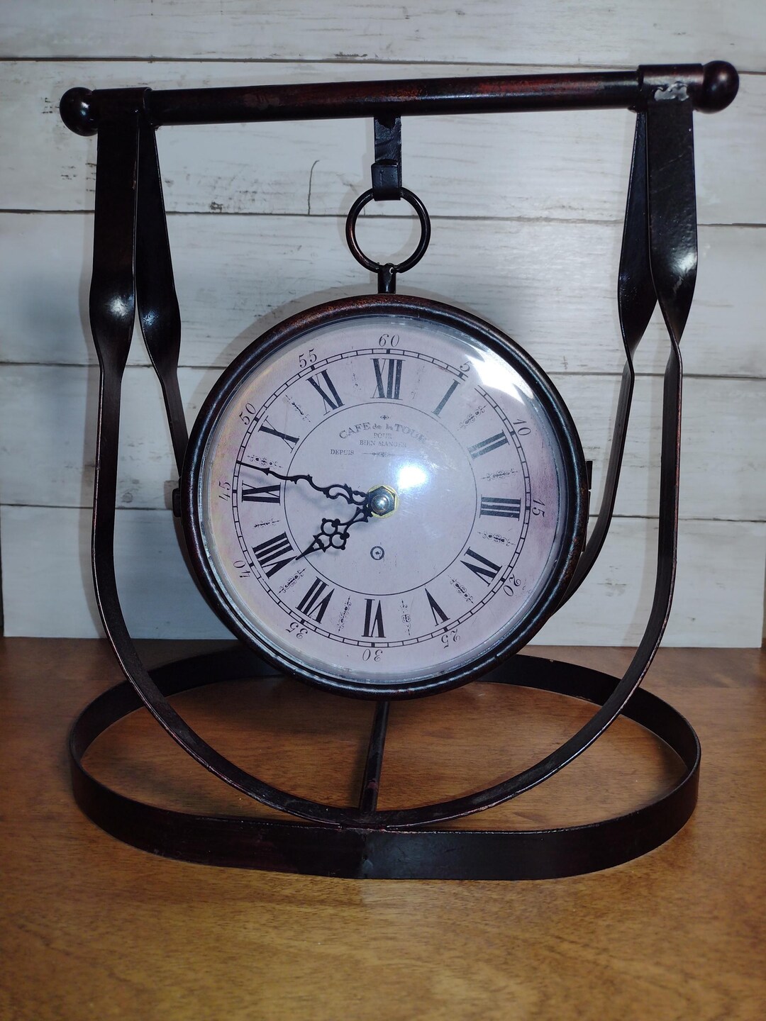 1928 Dual Face Swaying Clock and Thermometer - Etsy