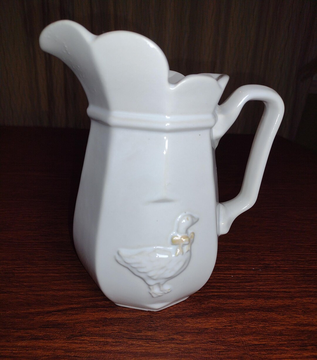 Vintage Mccoy off White Ceramic Goose/ Duck Pitcher - Etsy