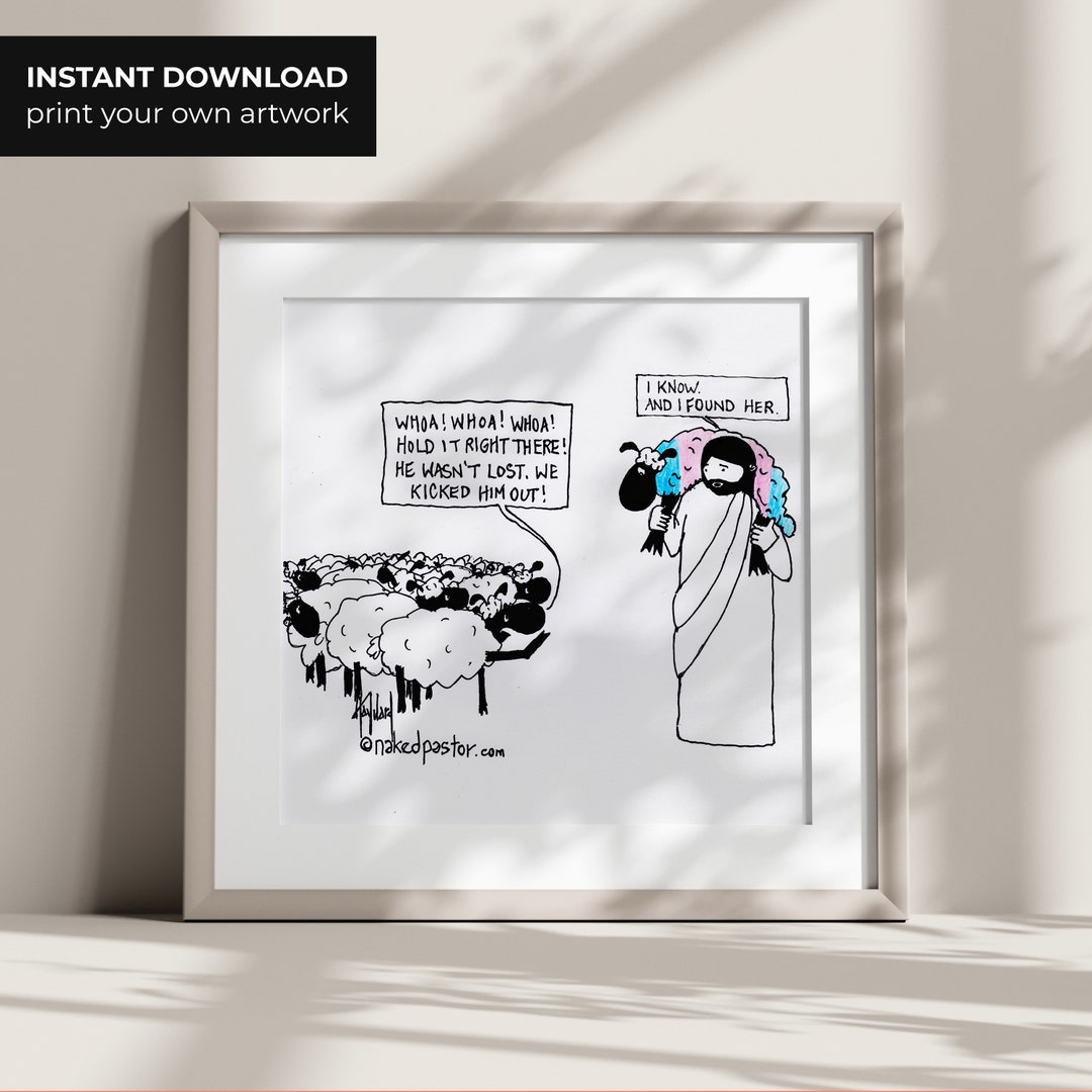 Transgender Lamb With Jesus He/him to She/her Pronouns Trans Positive ...